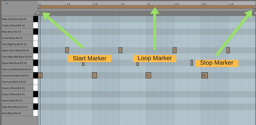 Start, Stop, And Loop: Session View - LiveKeyboardist